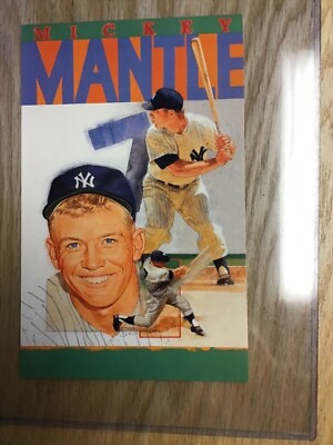 1992 Allan Kaye’s Sports Cards News Mickey Mantle Big Card #16 | eBay