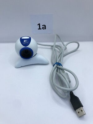 LOGITECH QuickCam Chat Web Cam Blue White | eBay