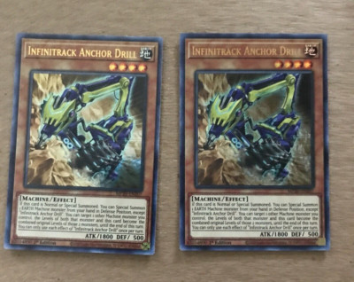 2 X Infinitrack Anchor Drill - 2020 Tin of Lost Memories - Yu-Gi-Oh ...