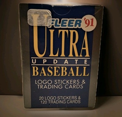 1991 Fleer Ultra Update Factory Sealed Baseball Set 120 Cards 20 Logo ...