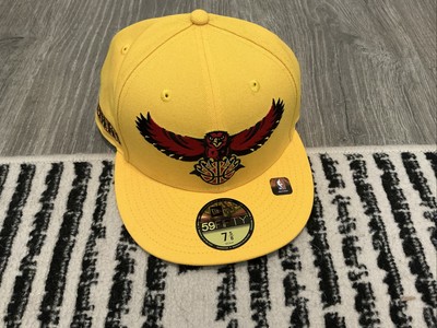 New Era Atlanta Hawks Yellow/Red City Edition 59FIFTY Hat Men’s Size: 7 ...