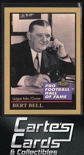Bert Bell 1991 Enor Pro Football HOF #9a At desk Pittsburgh Steelers | eBay