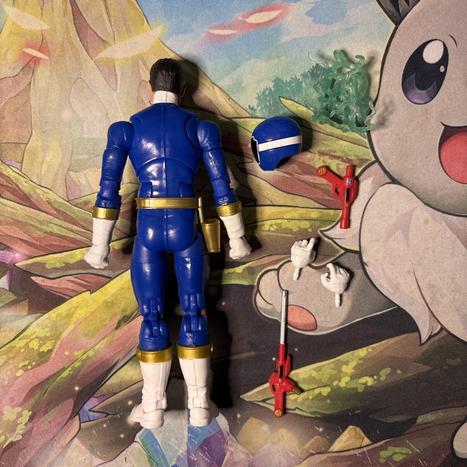 Hasbro Lightning Collection Power Rangers Lightspeed Rescue Blue Ranger ...