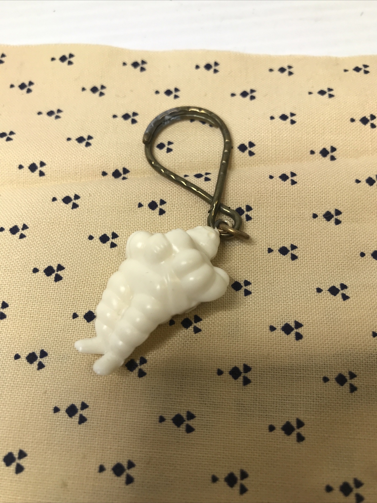 VINTAGE MICHELIN MAN ADVERTISING KEYCHAIN TIRES Classic French Motor ...