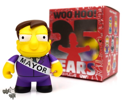Mayor Quimby - Kidrobot Simpsons 25th Anniversary - 3" Vinyl Figure | eBay