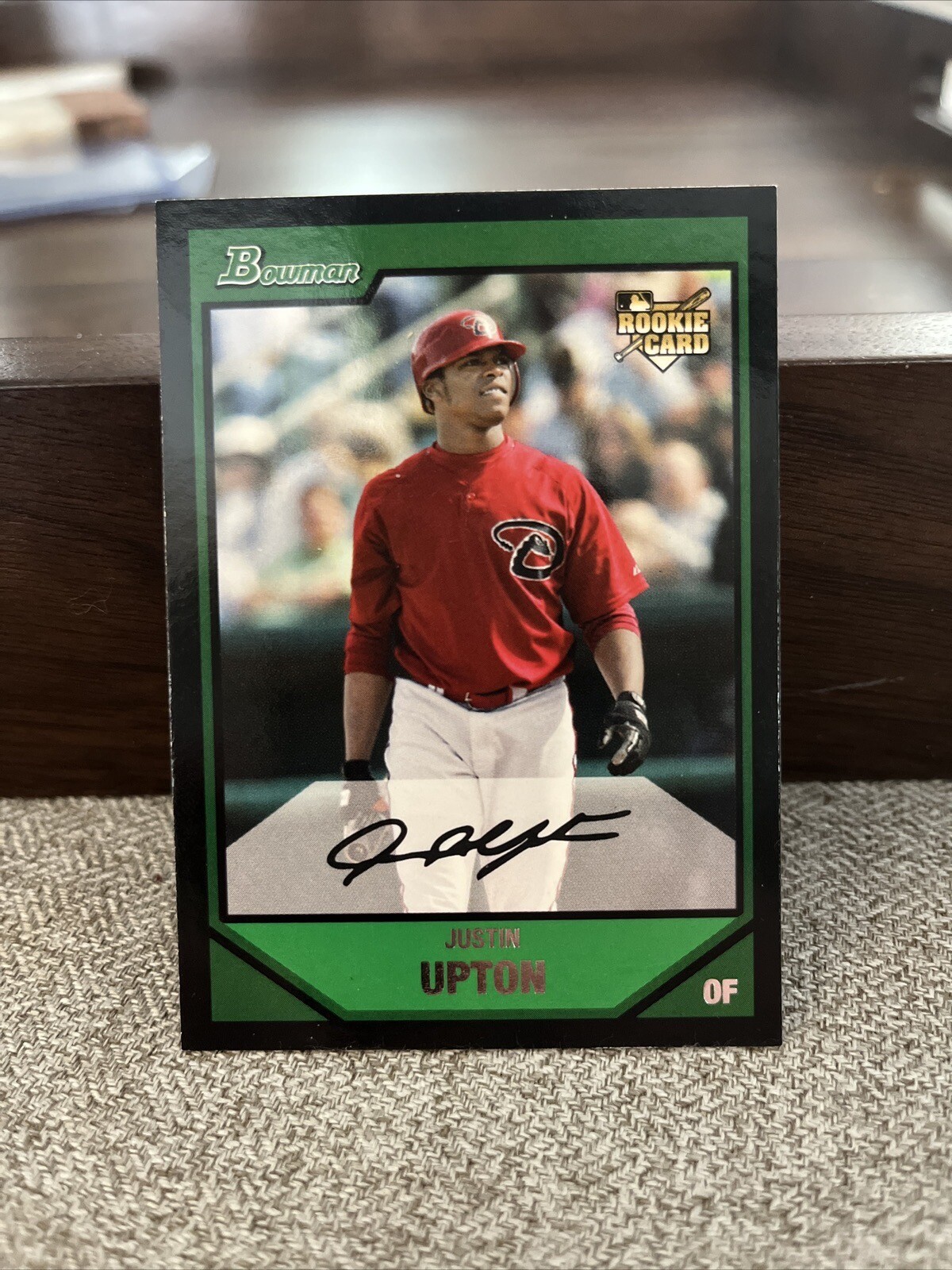2007 Bowman Draft Picks Justin Upton RC #BDP3 Diamondbacks Rookie | eBay