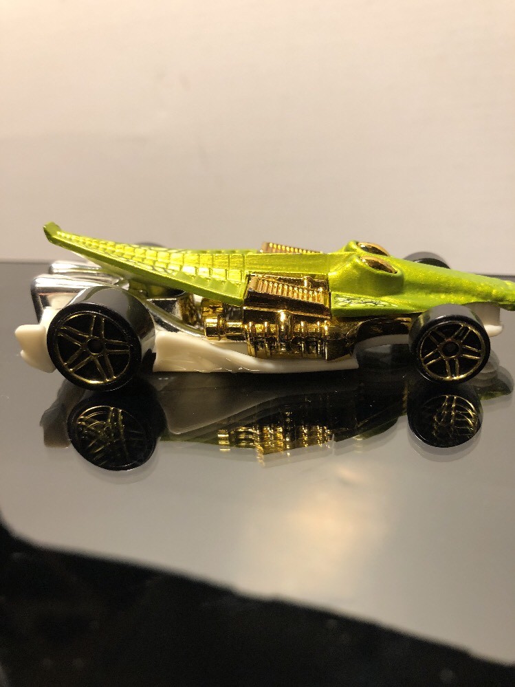 Hot Wheels Croc Rod Light Green with Gold | eBay
