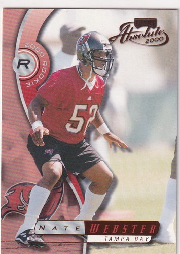 2000 ABSOLUTE PLAYOFF /3000 RC NATE WEBSTER TAMPA BAY BUCCANEERS (AA ...