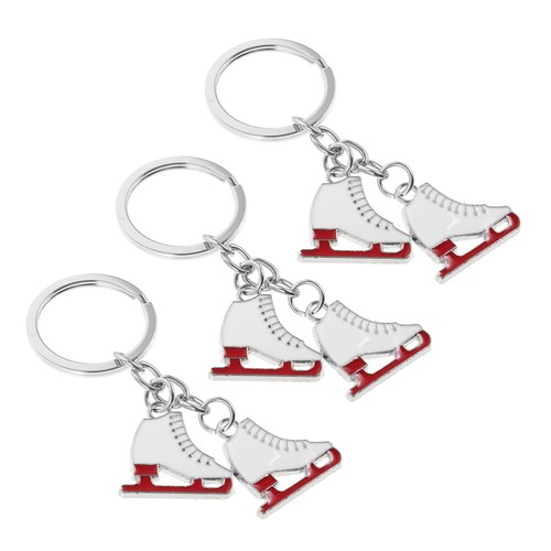 3 Pcs Skate Keychain Chains Ice Skating Accessories for Women Charm | eBay