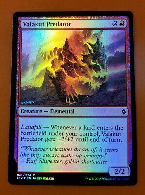 1x Valakut Predator | FOIL | Battle for Zendikar | MTG Magic Cards | eBay