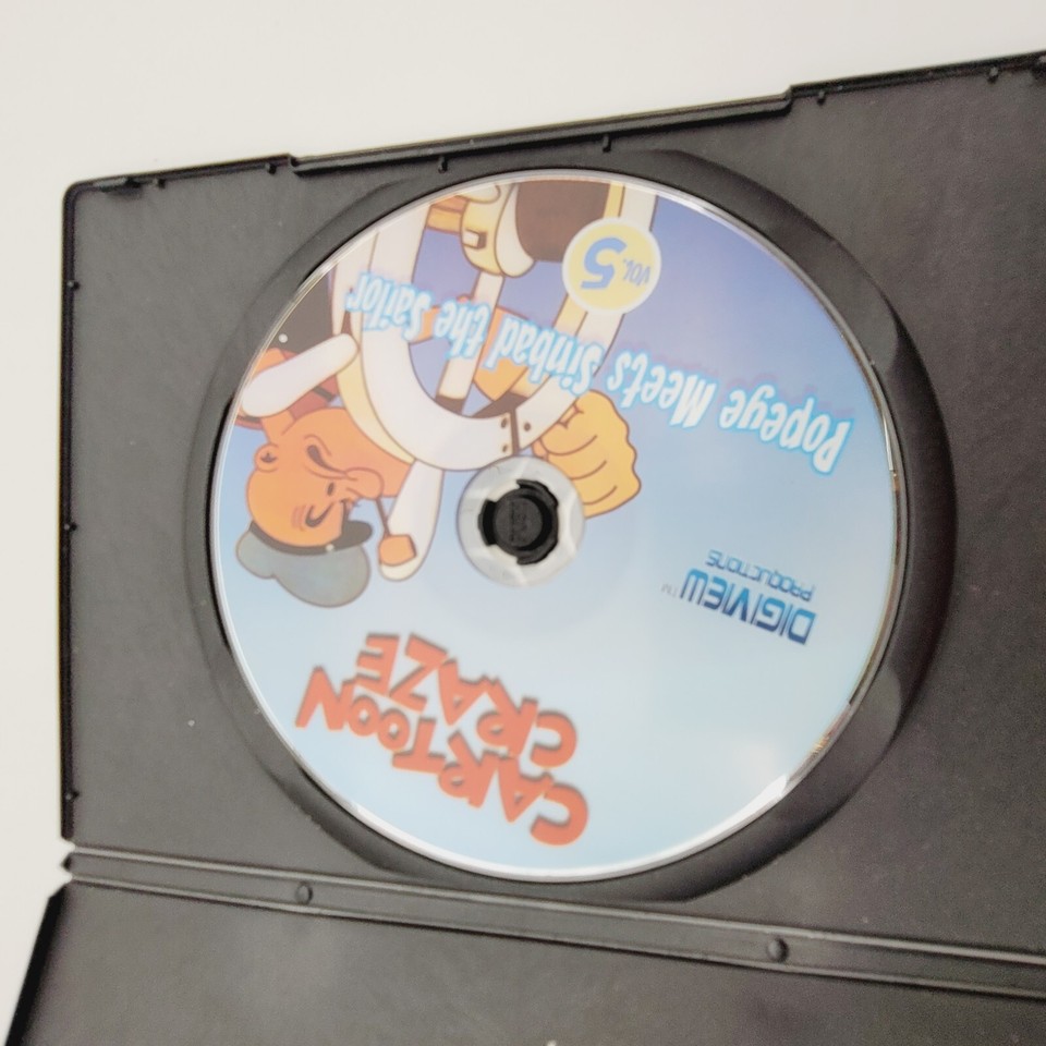 Cartoon Craze Presents Popeye: Popeye Meets Sinbad the Sailor DVD ...
