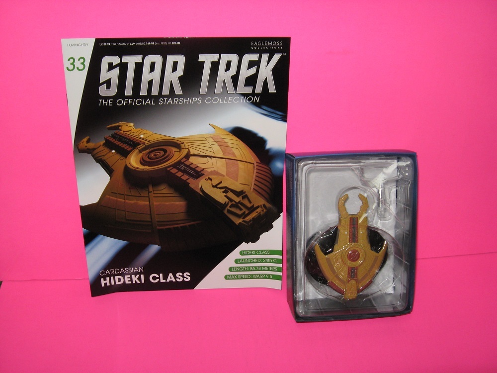 Star Trek STARSHIP COLLECTION # 33 CARDASSIAN HIDEKI CLASS EAGLEMOSS | eBay