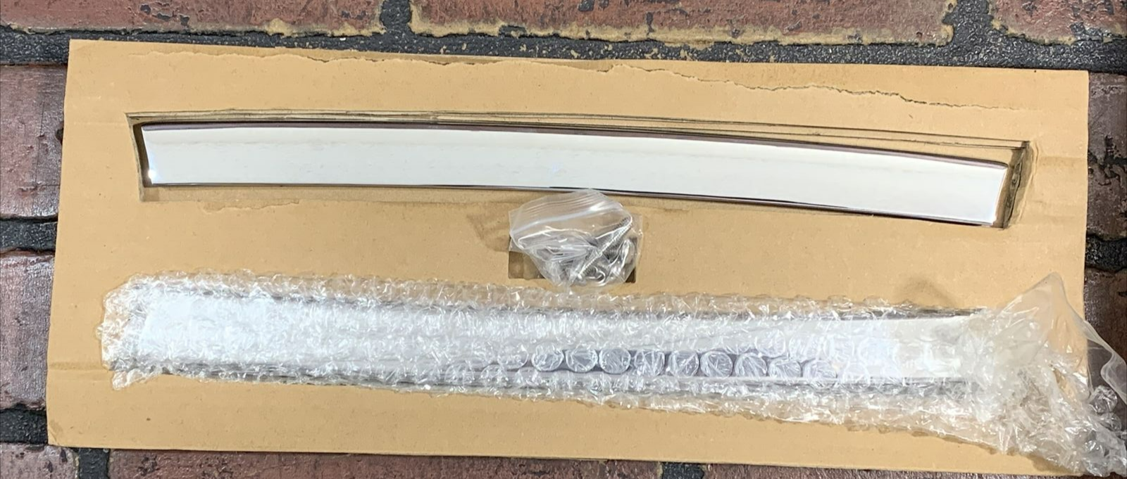 Long Chrome Drawer Cabinet Pull Bar Handle Pair | eBay