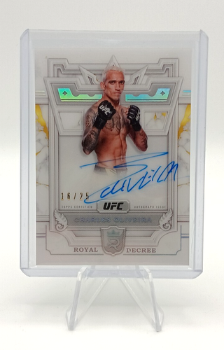 2024 TOPPS ROYALTY UFC ROYAL DECREE CHARLES OLIVEIRA AUTO 16/25🔥🔥 | eBay
