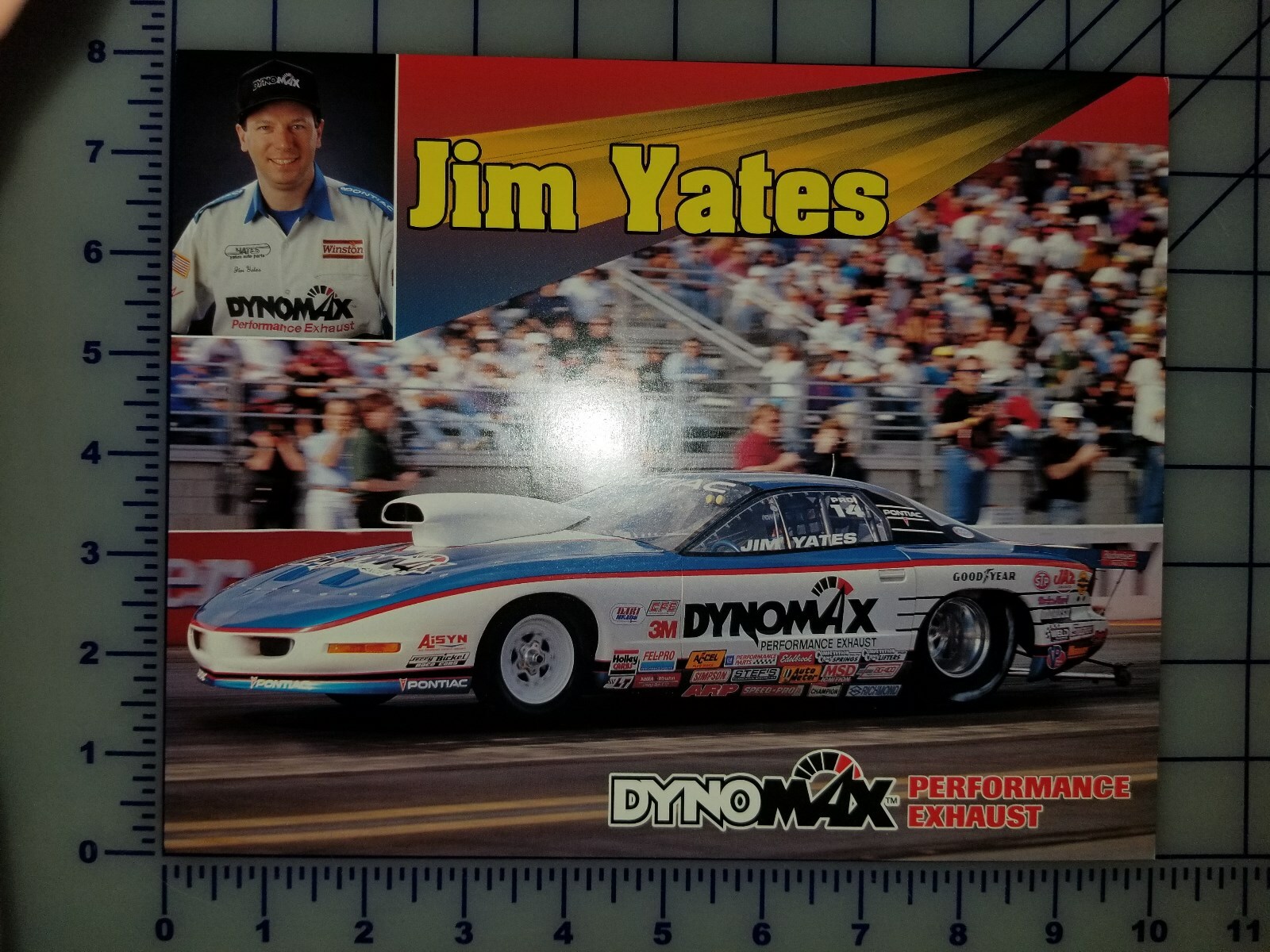 1994 Dynomax Jim Yates Drag Racing Brochure Sheet | eBay