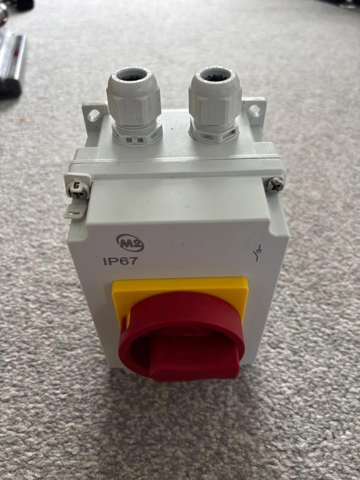 M2 32A Pole Rotary Isolator Switch IP67 | eBay UK