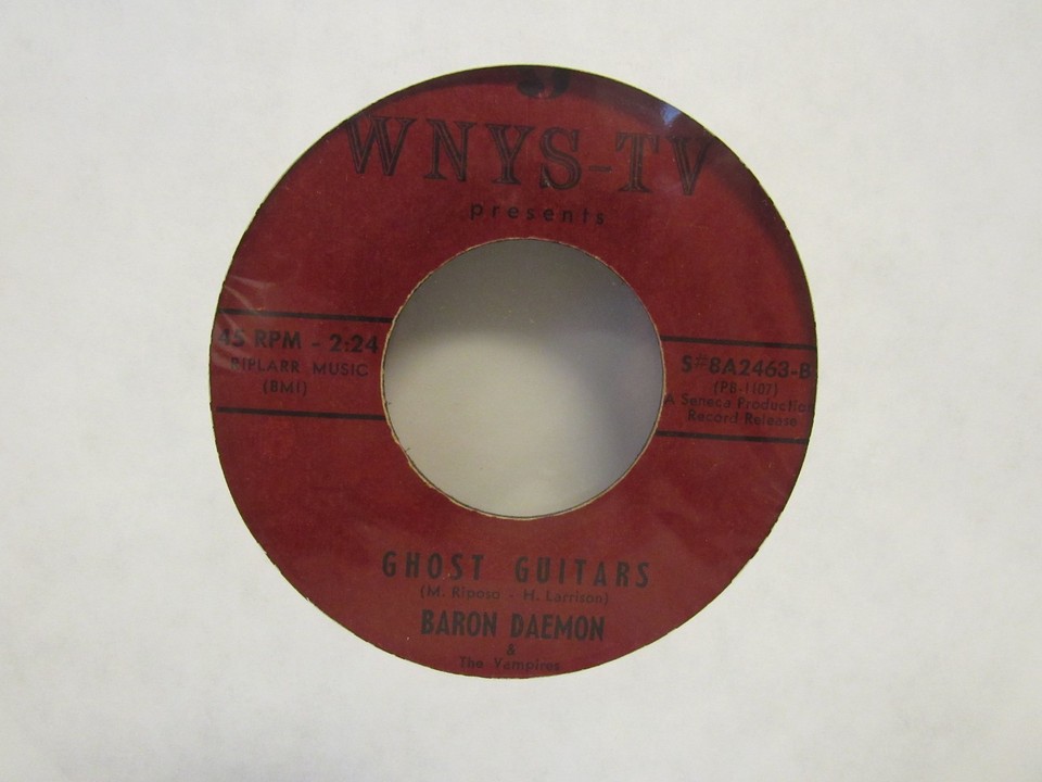Baron Daemon The Transylvania Twist/Ghost Guitars Garage Surf 7" 45 RPM ...