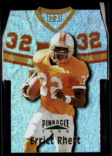 1996 Pinnacle Die Cut Jerseys Holofoil Errict Rhett Tampa Bay ...