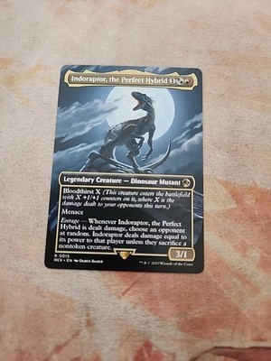 Indoraptor, The Perfect Hybrid Borderless Universes Beyond Jurassic ...