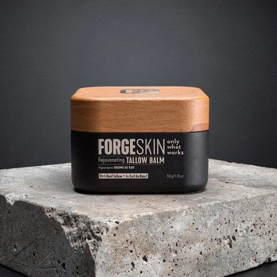 Forge Skin Men's Beef Tallow Face Balm 1.7oz – Anti-Aging Moisturizer ...