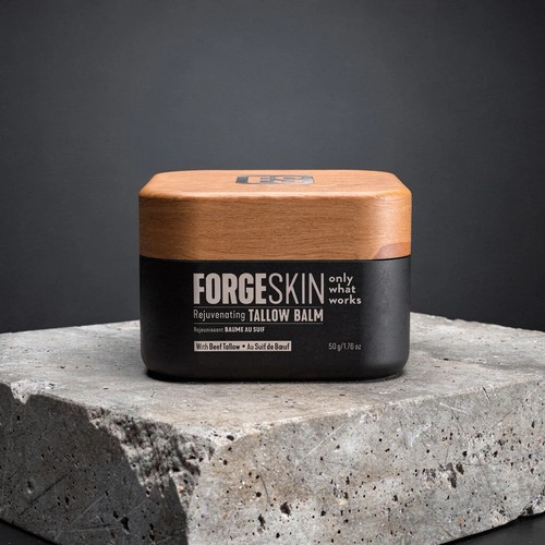 Forge Skin Men's Beef Tallow Face Balm 1.7oz – Anti-Aging Moisturizer ...