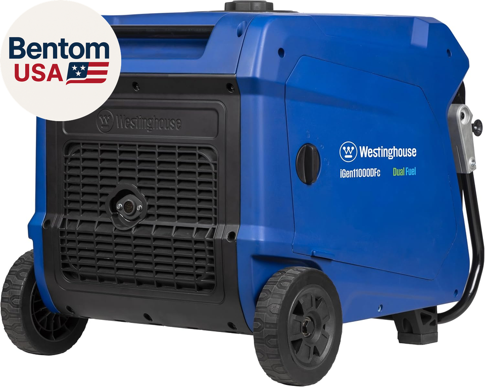 11000 Peak Watt Dual Fuel Portable Inverter Generator, Remote Electric ...