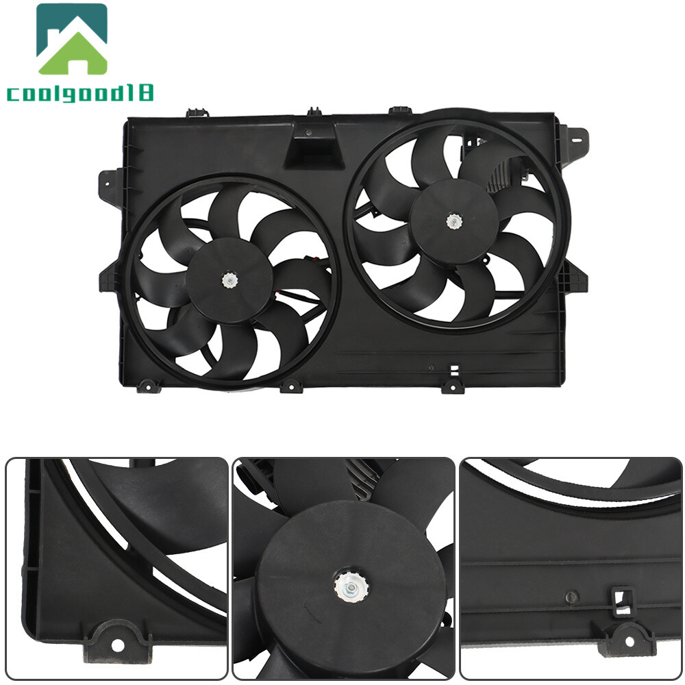2007-2015 For Ford Edge / Lincoln MKX Radiator Condenser Cooling Fan ...