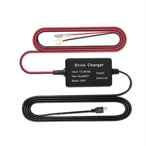 Car Dash Cam DVR Hardwire Mini Micro USB Charger Adapter Hard Wire ...