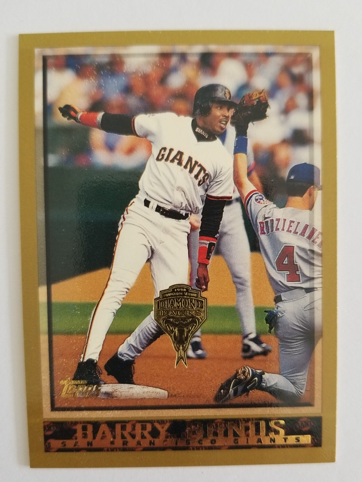 1998 Topps Inaugural Arizona Diamondbacks Barry Bonds #317 | eBay