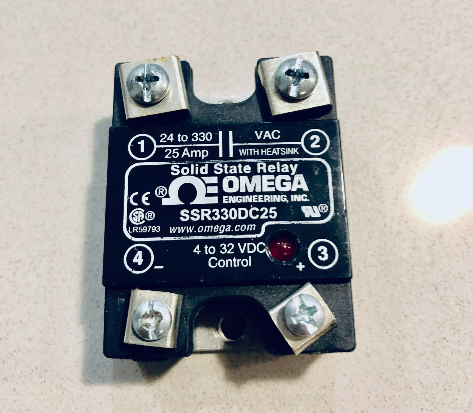Omega Solid State Relay, Model SSR330DC25 | eBay