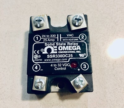 Omega Solid State Relay, Model SSR330DC25 | eBay