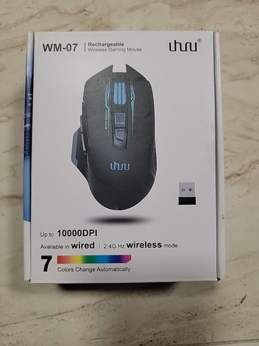 Wired/Wireless Dual Modes Rechargeable UHURU Gaming Mouse with 7 ...