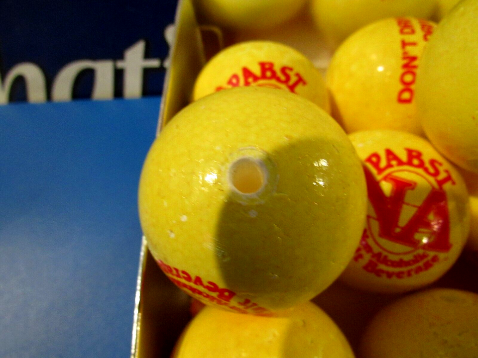 Vintage PABST BLUE RIBBON NA Antenna Balls, NEW Old Stock, 10 Pack Of ...