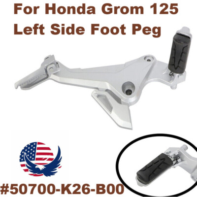 Left Side Foot Peg Footrest For Honda Grom 125 CC MSX 2016-2020 50700 ...
