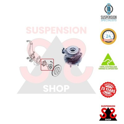 Front Axle Wheel Hub Suit NISSAN Navara 2.5 dCi 4x4 40202-JR70B | eBay ...
