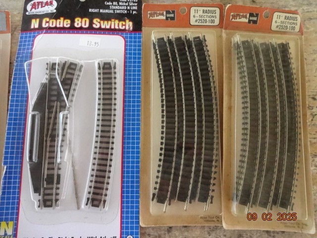 atlas n scale train track lot + | eBay