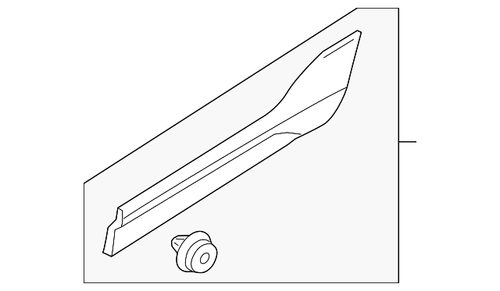 Genuine Volvo Side Molding 32409187 | eBay