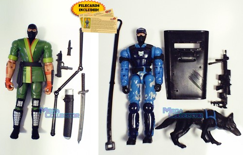 GI Joe vs Cobra 2003 Kamakura & Wide Scope SWAT Trooper 3 3/4" Figures ...