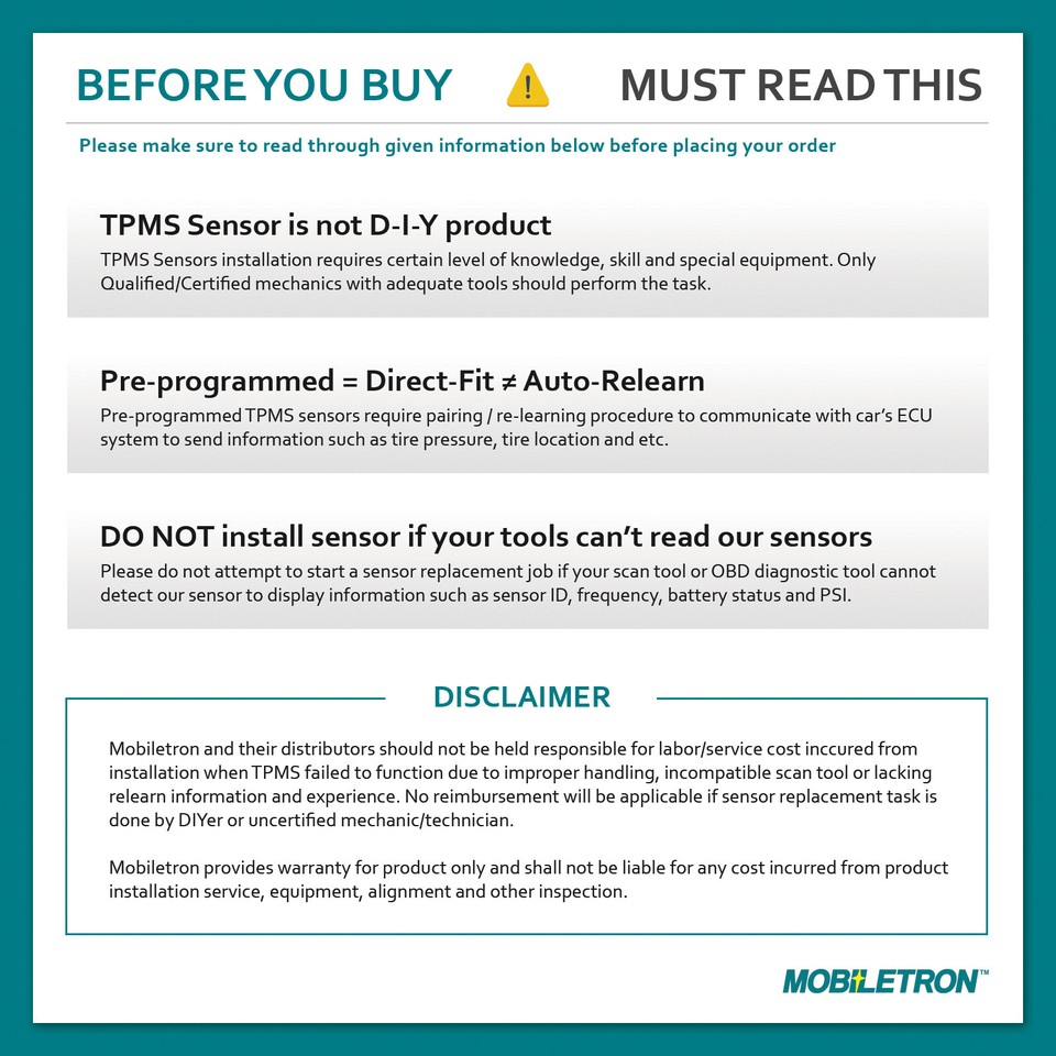 4-Pack 315MHz TPMS Tire Pressure Sensor RAM 1500 2500 3500 4500 5500 ...