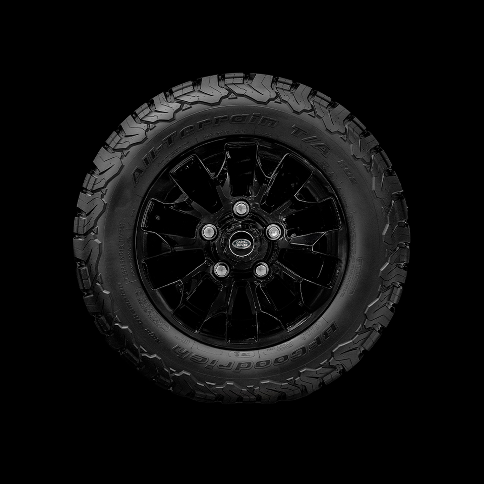 Land Rover Genuine Sawtooth Alloy Wheel Black 18-Inch fits Defender ...