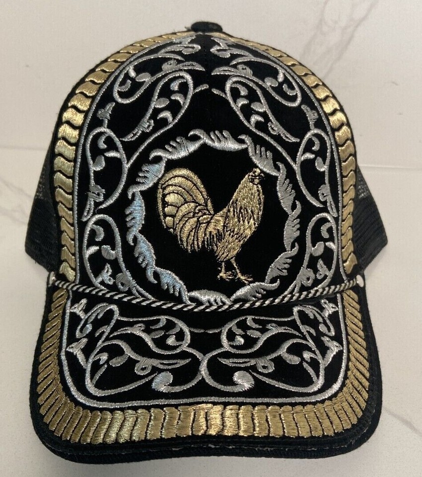 Silver Color Plated Hat Artisanal MeshBack Gris Gorra Artesanal ...