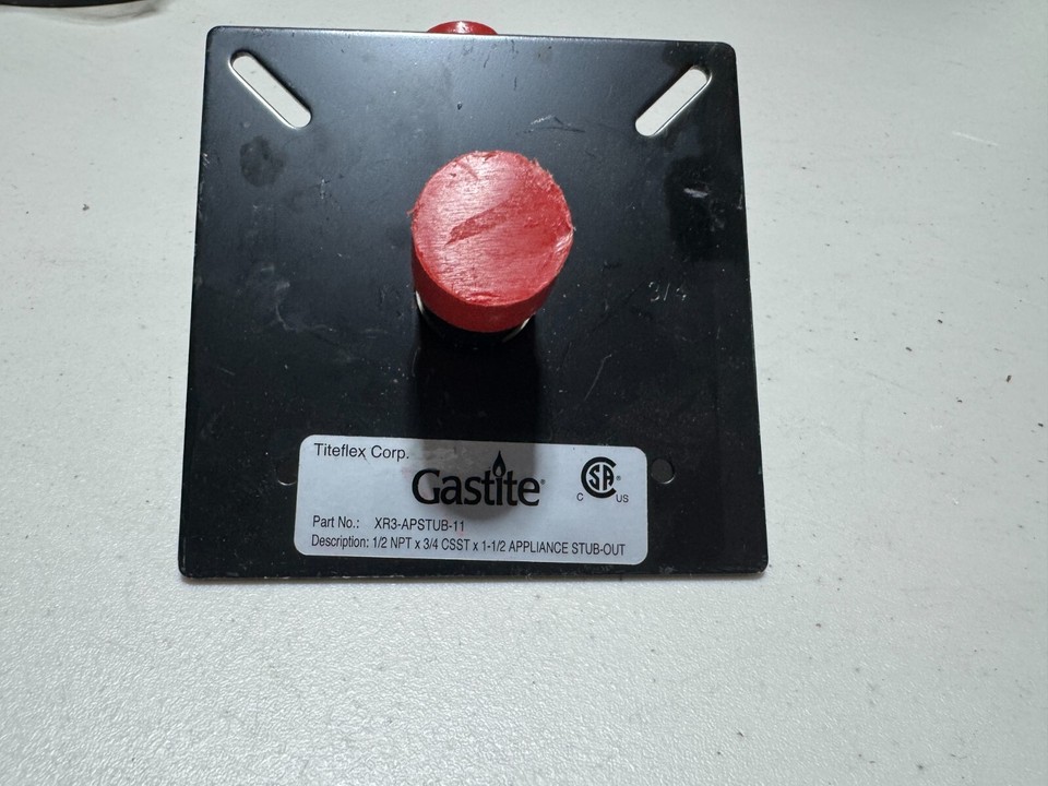 Gastite Flashshield 1/2" NPT x 3/4"CSST x 1-1/2" Appliance Stub-out | eBay