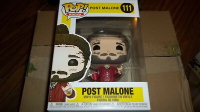 Funko Pop Music Post Malone 111 Vinyl Figure with Protect In Stock | eBay