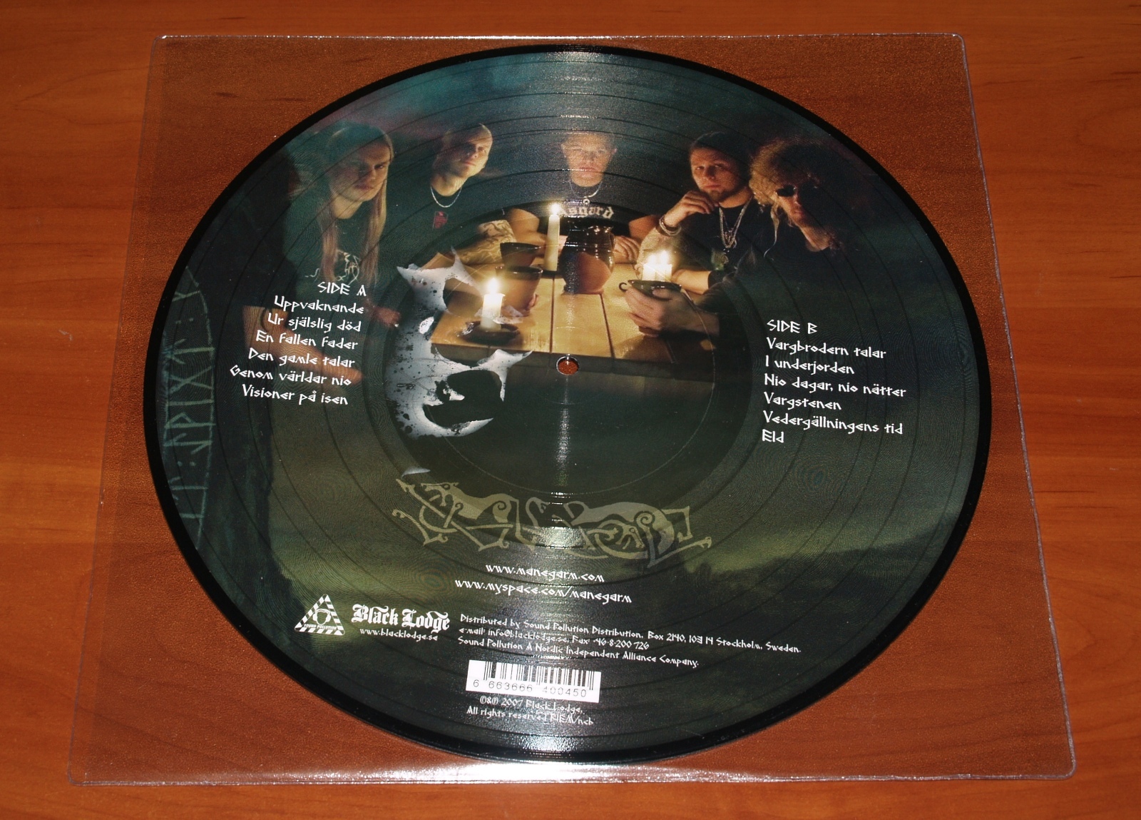 MANEGARM VARGSTENEN LP PICTURE DISC HEAVY VINYL VIKING METAL Thyrfing ...