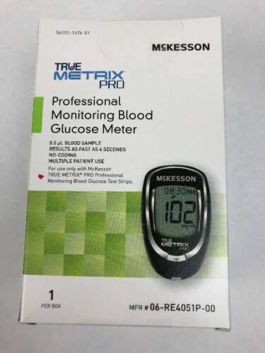 McKesson True Metrix Pro Professional Monitoring Blood Glucose Meter ...