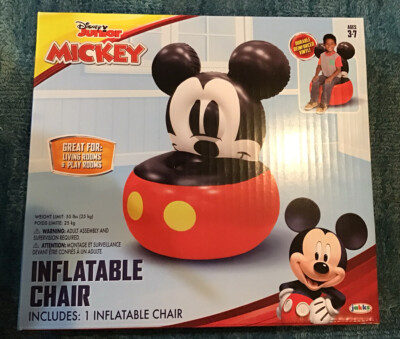 Disney Junior Mickey Mouse Inflatable Chair For Kids New | eBay