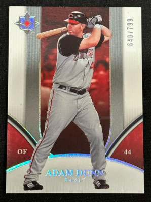 ADAM DUNN Cincinnati Reds 2006 Ultimate Collection #25 MLB #640/799 | eBay