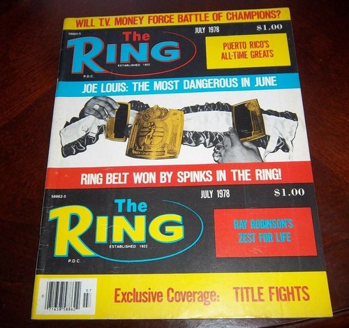 The Ring Magazine July 1978 Belt worn by Michael Spinks | eBay