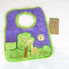 New Norwex Baby Bib Purple Tree Giraffe Monkey Washcloth Microfiber ...