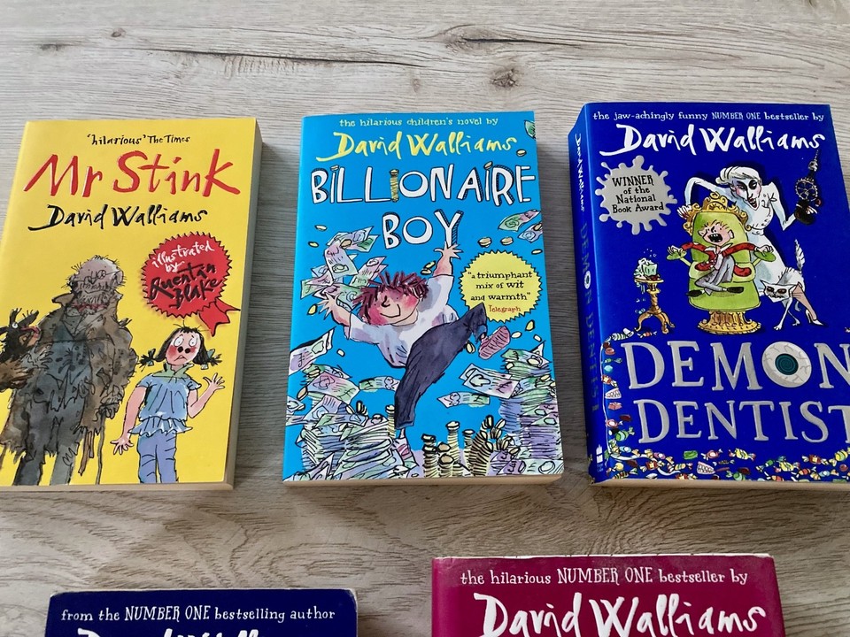 David Walliams Book Bundle - 5 Books - Fiction For Kids Children's ...